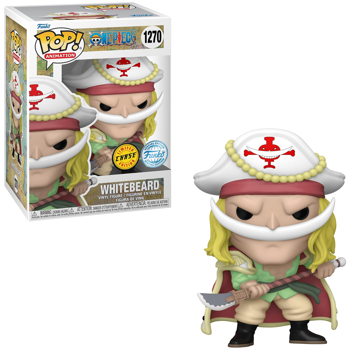 Funko POP! Animation One Piece Whitebeard Special Edition Exclusive Ch ...