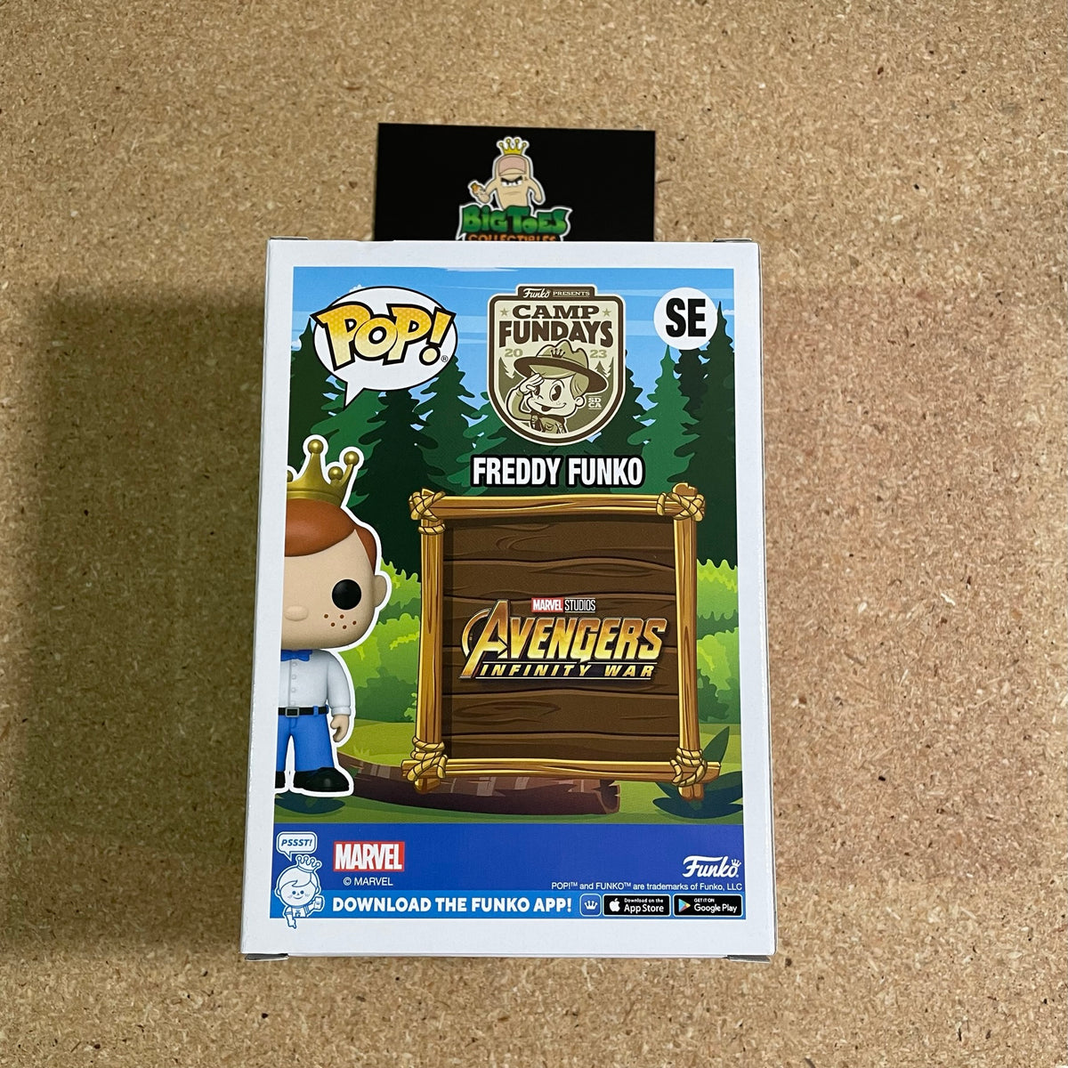 Funko POP! Camp Fundays 2023 Freddy Funko as Captain America Metallic ...