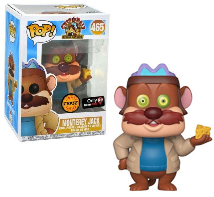 Funko POP! Disney Chip n Dale Rescue Rangers Monterey Jack Chase GameS ...