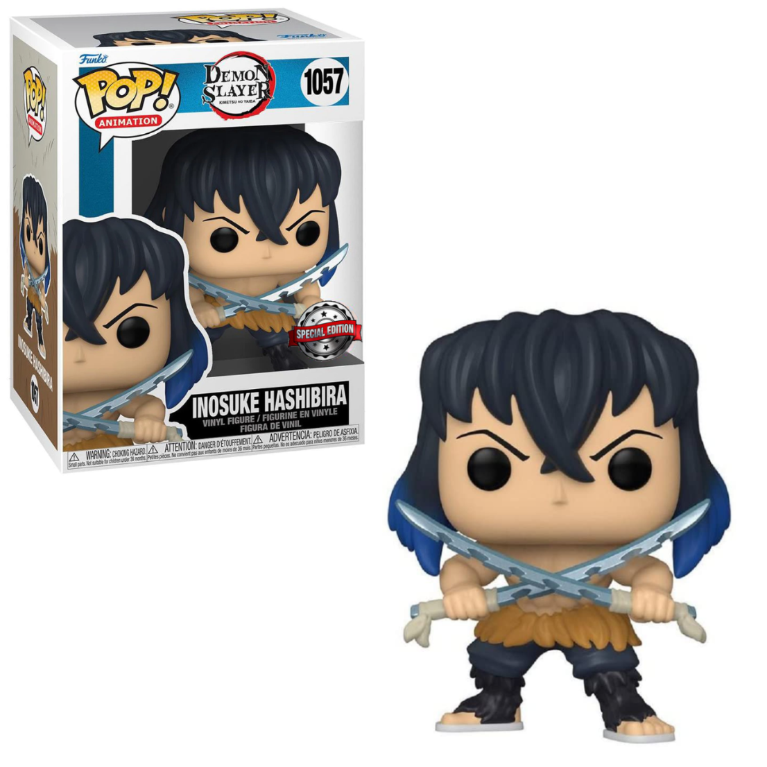 Funko POP! Animation Demon Slayer Kimetsu no Yaiba Inosuke Hashibira U ...