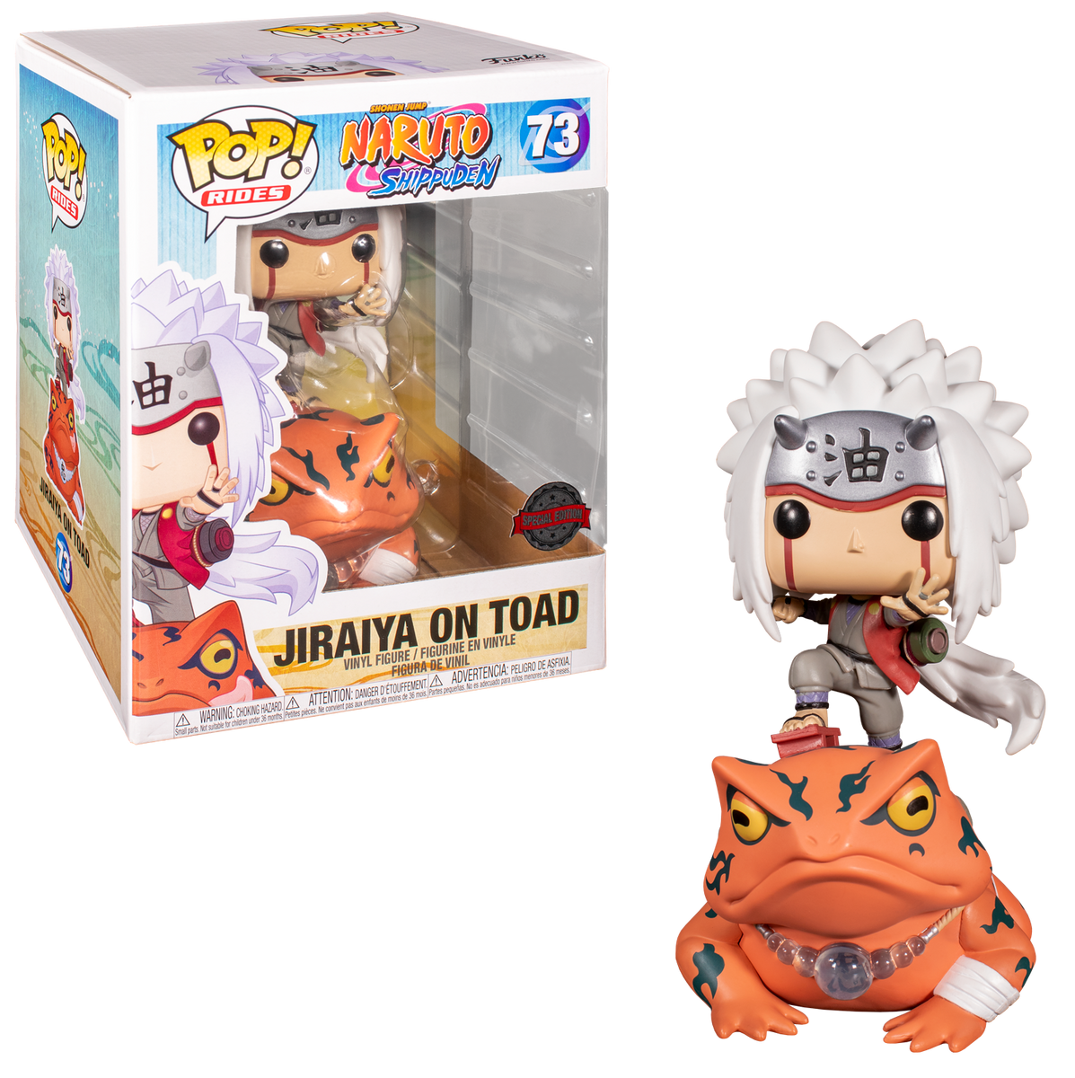Funko POP! Animation Naruto Shippuden Jiraiya on Toad Exclusive ...