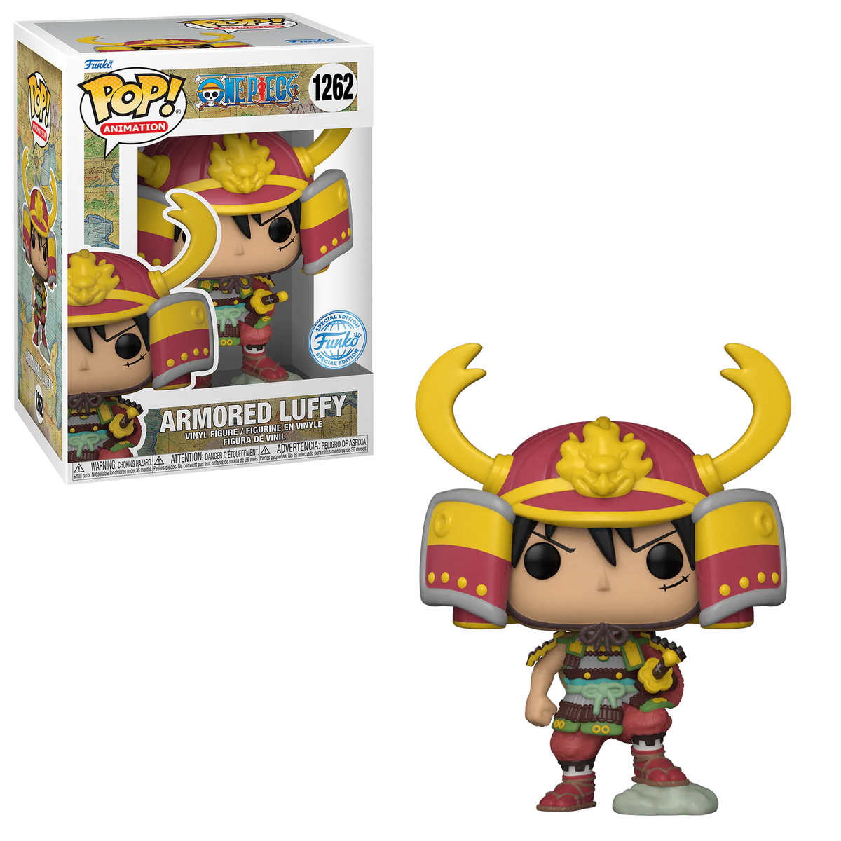 Funko POP! Animation One Piece Armored Luffy Exclusive Regular ...