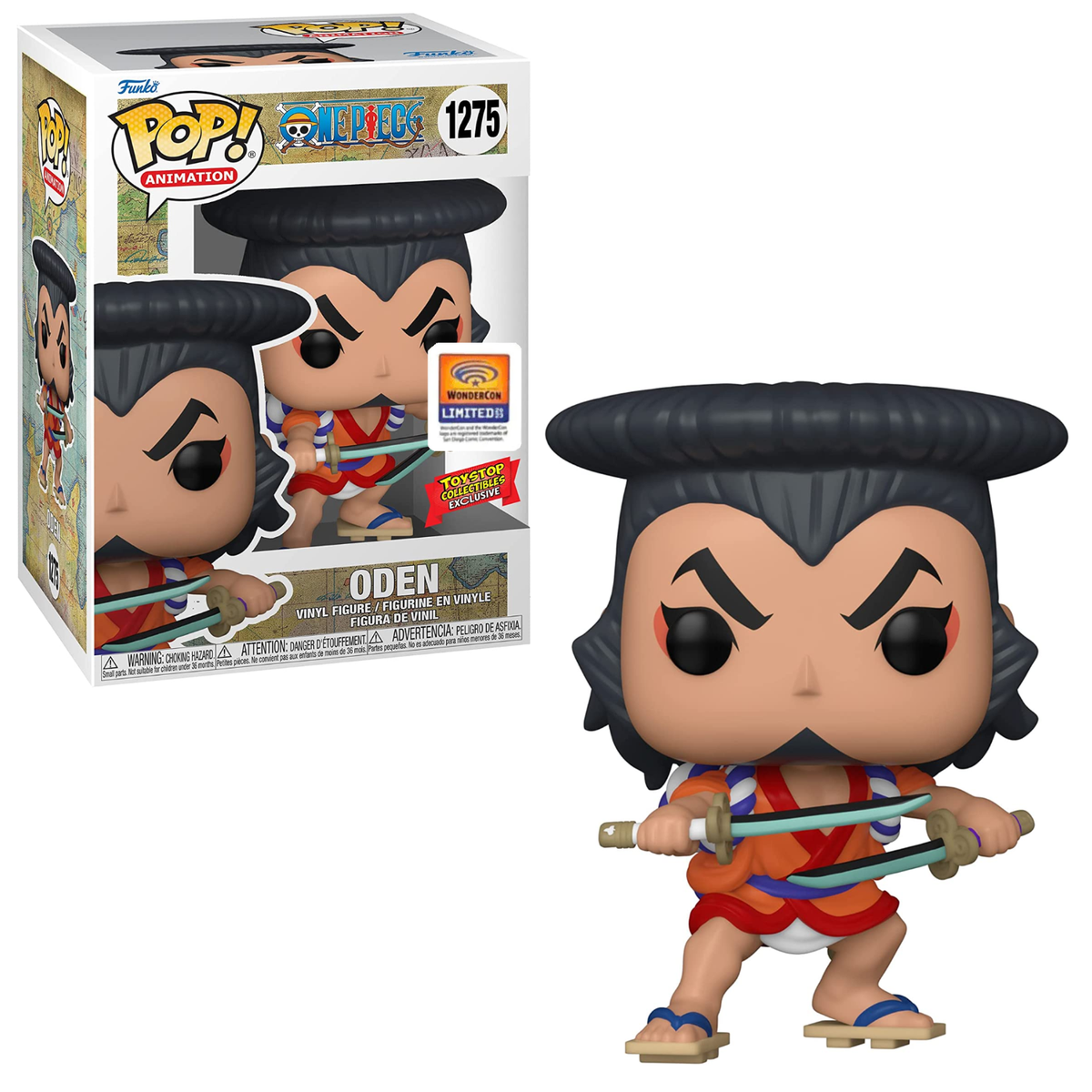 Funko POP! Animation One Piece Oden Wondercon ToyStop Exclusive ...