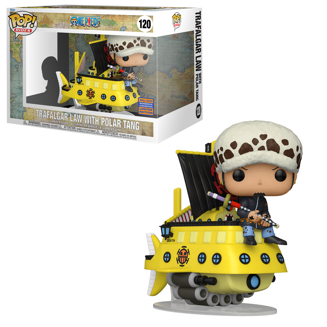 Funko POP! Animation One Piece Trafalgar Law with Polar Tang Wondrous ...