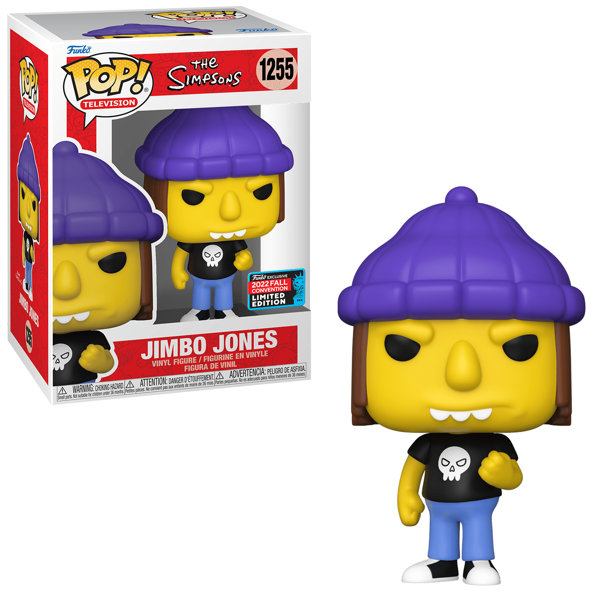 Funko POP! Animation The Simpsons Jimbo Jones 2022 Fall Convention Exc ...