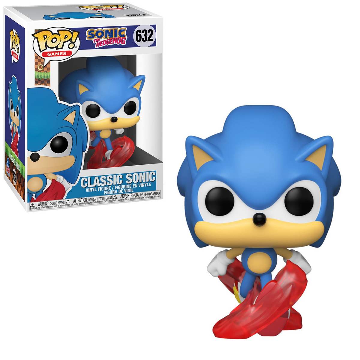Funko POP! Games Sonic the Hedgehog Classic Sonic Running – BigToes ...