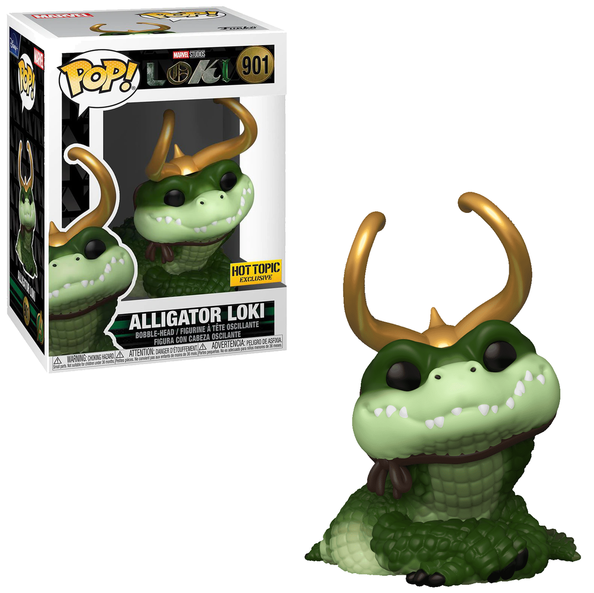 Funko POP! Marvel Loki Alligator Loki Hot Topic Exclusive – BigToes ...