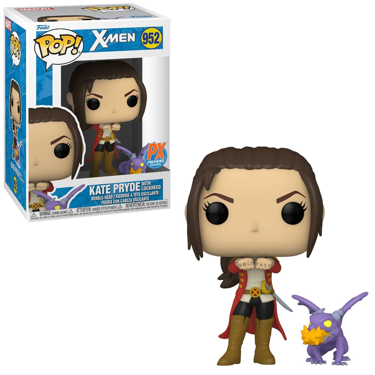 Funko POP! Marvel X-Men Kate Pryde with Lockheed Previews PX Exclusive ...