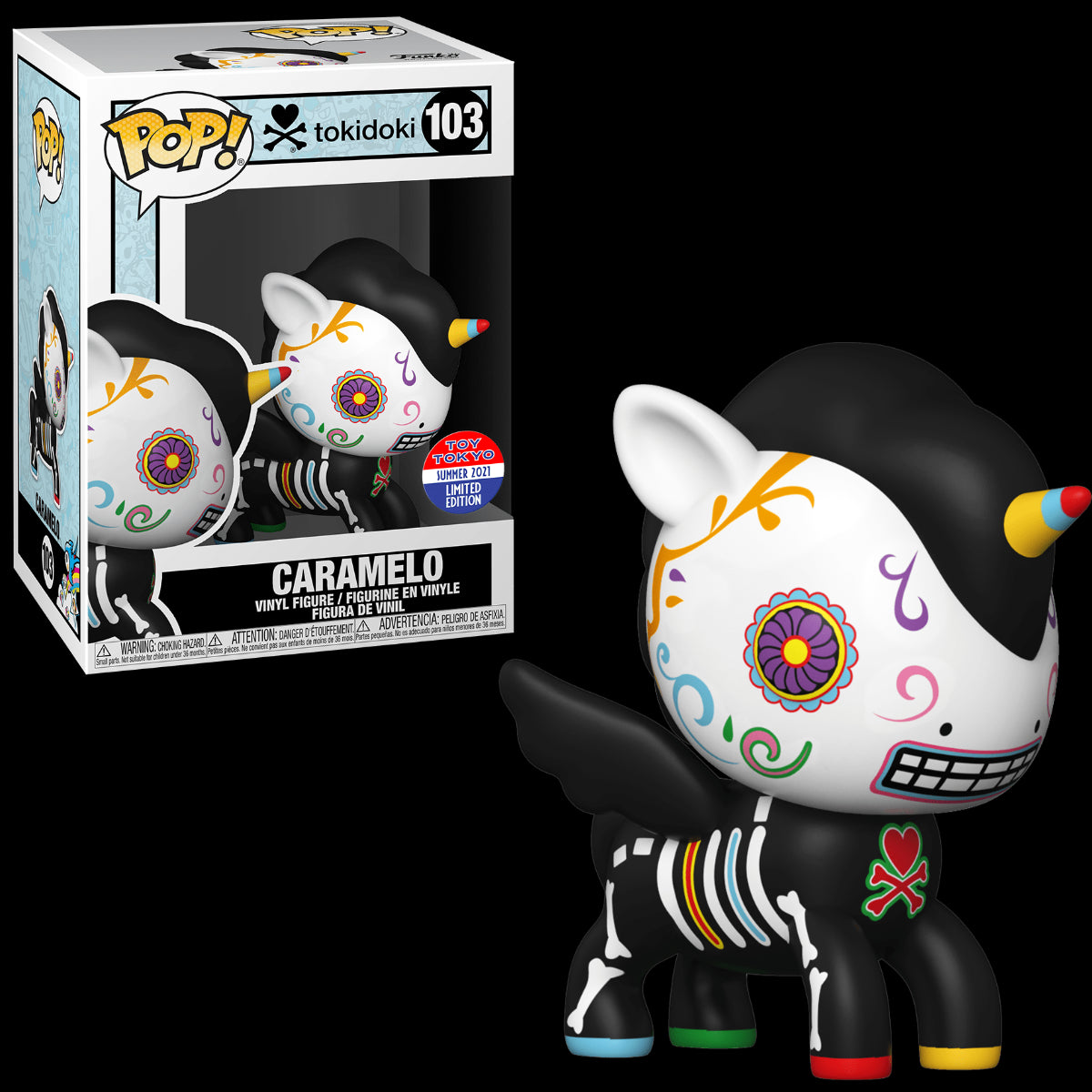 Funko POP! Tokidoki Caramelo Dia De Los Muertos Toy Tokyo Virtual Funk ...