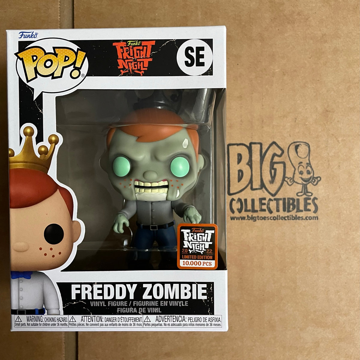Funko POP! Fright Night 2022 Box of Fright Freddy Zombie LE10000 ...