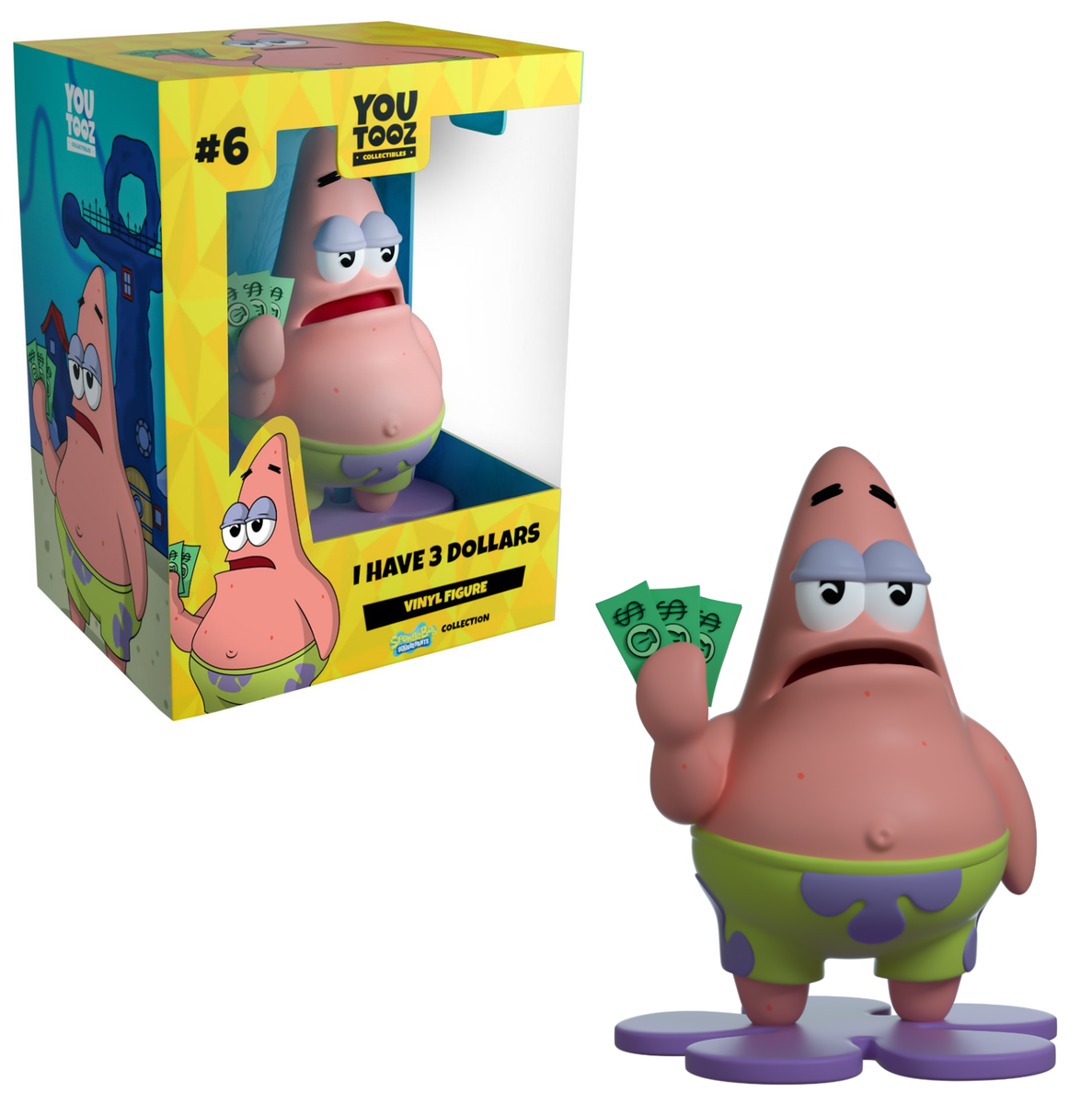 Youtooz Television Spongebob Squarepants Patrick I Have 3 Dollars ...